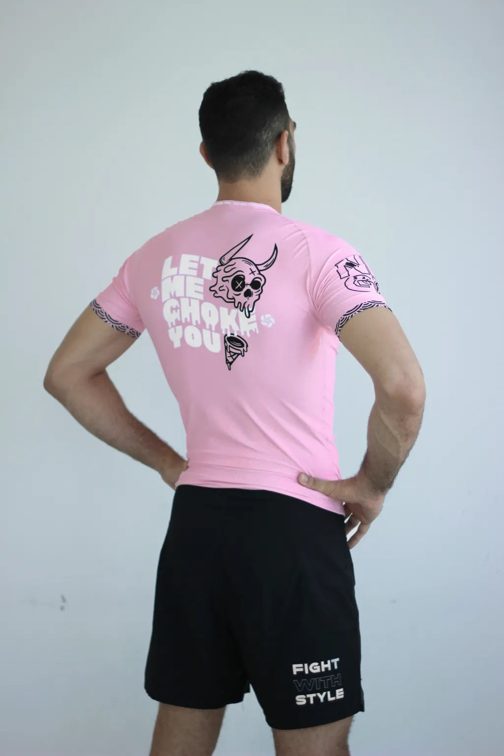 Let Me Choke You Rashguard 'Pink' – Torero Kimonos Let Me Choke You Rashguard 'Pink' – Torero Kimonos